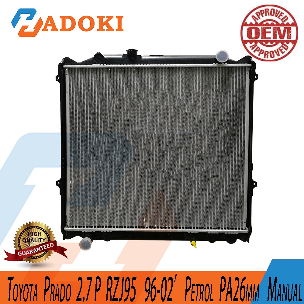 TOYOTA PRADO 2.7 PETROL RZJ95 1996-2002 PA26MM MANUAL HIGH QUALITY ...