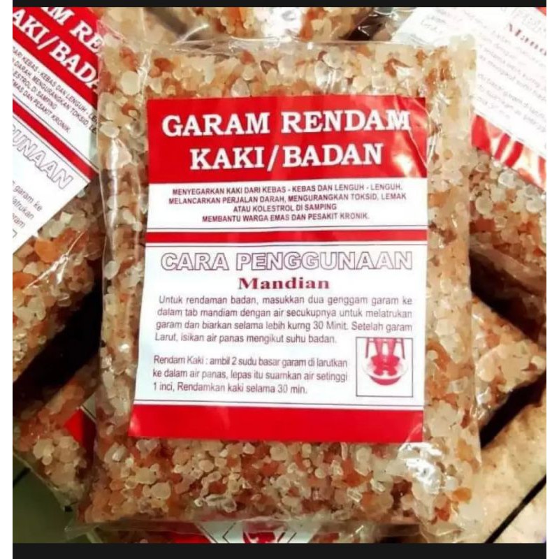Pink Himalayan Original Salt Soak Feet (Garam Rendam Kaki) 3 x 800gm ...