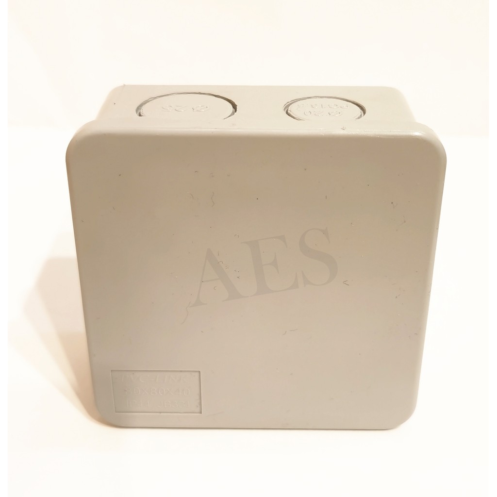 Fighter 3" X 3" X 1" Conceal Junction Box ( 83x83x40mm ) PVC Junction ...