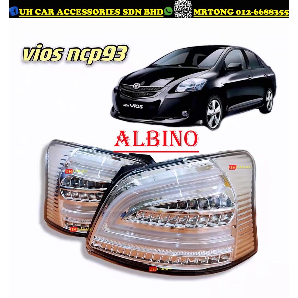 Toyota vios ncp93 2007-2012 Led Taillamp Taillights Tail Lamp Light ...