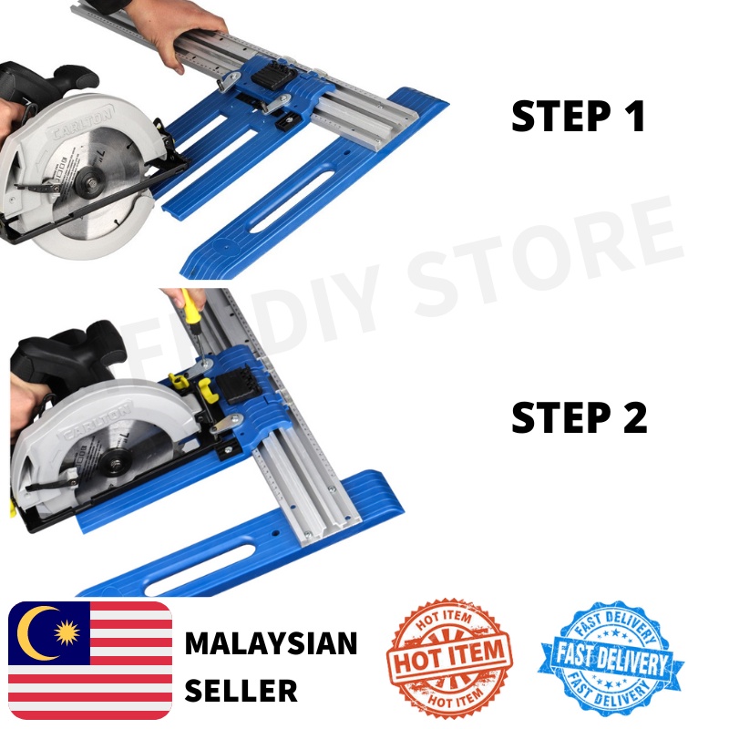 🔥READY STOCK🔥Rip-Cut Circular Saw Track Saw Guide Circular Saw Guide ...