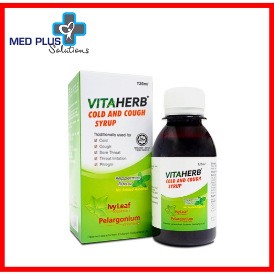 Vitaherb Cold and Cough Syrup 120ml (Exp:4/2026) | Shopee Malaysia