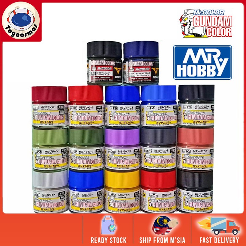 Mr. Hobby-Mr. Color Gundam Color Series UG01 - UG17 10ml | Shopee Malaysia