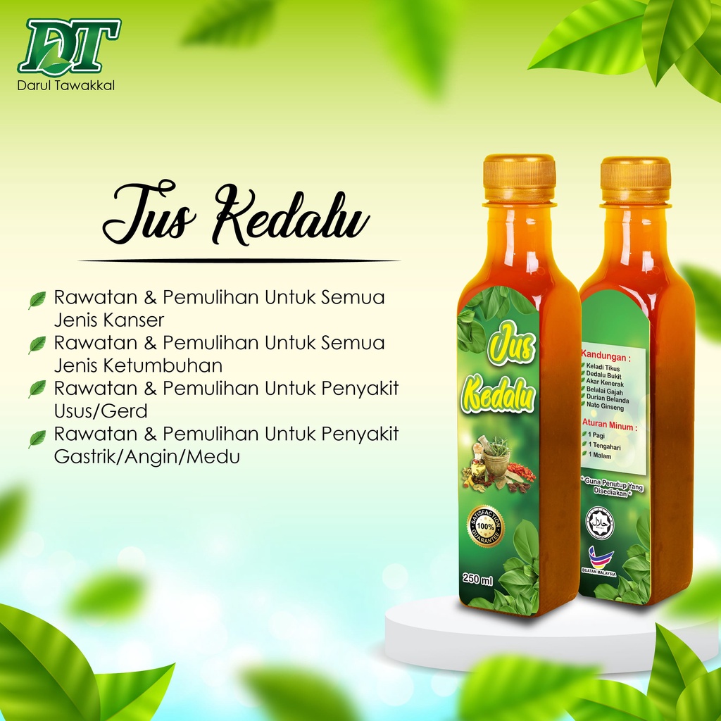 JUS KEDALU HERBA TRADISIONAL KULAT SUSU HARIMAU UBAT KANSER BARAH ...