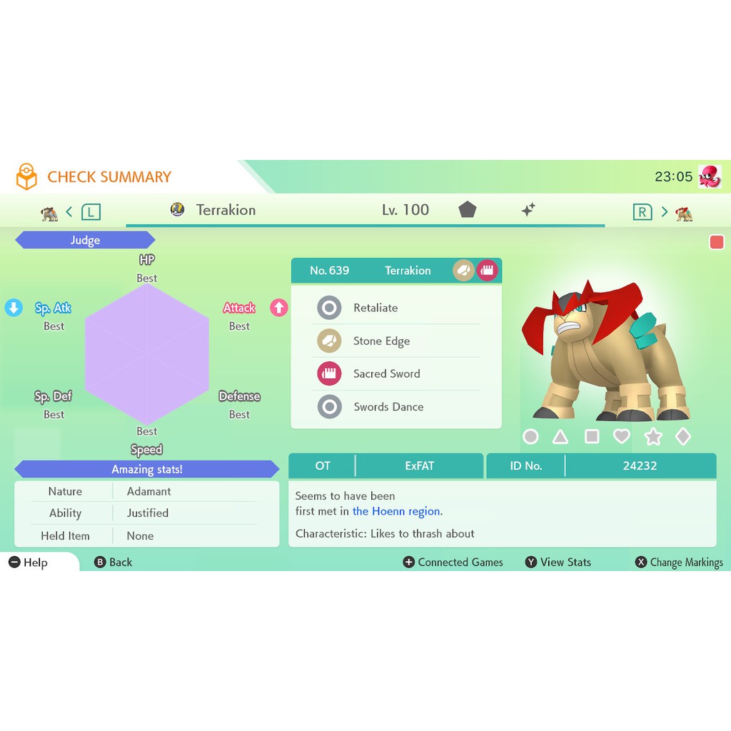 Pokemon Sword and Shield | Shiny Terrakion | Shopee Malaysia
