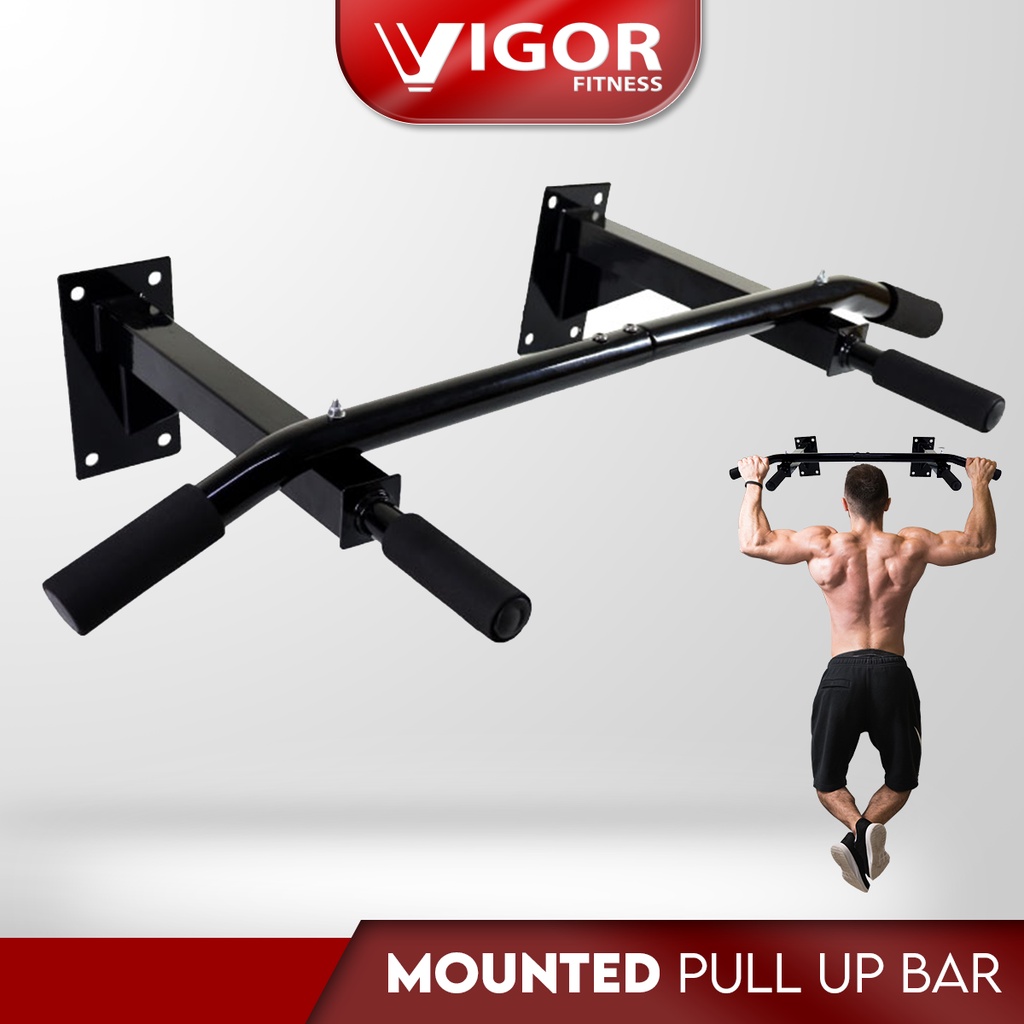 Vigor Fitness Wall Mounted Pull Up Bar Chin Up Bar / Bar Palang Tarik ...