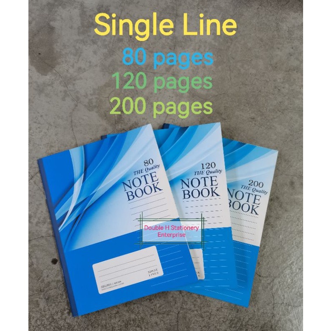 UNI F5 Note Book (Single Line) Exercise Book Exercise | Shopee Malaysia
