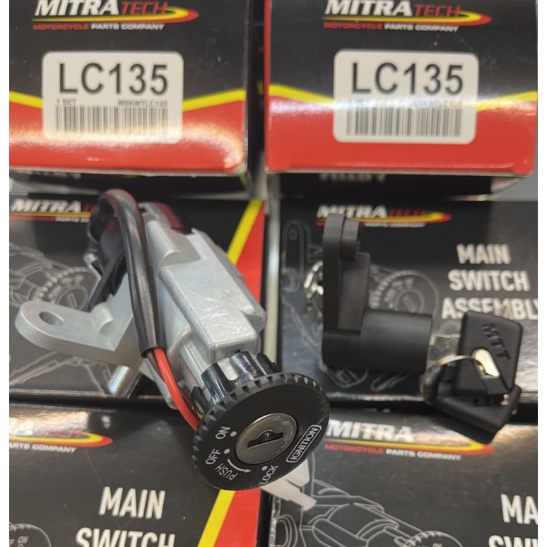YAMAHA LC135 V1 MAIN SWITCH SET (FRONT & REAR LOCK) KUNCI SWITCH SET ...