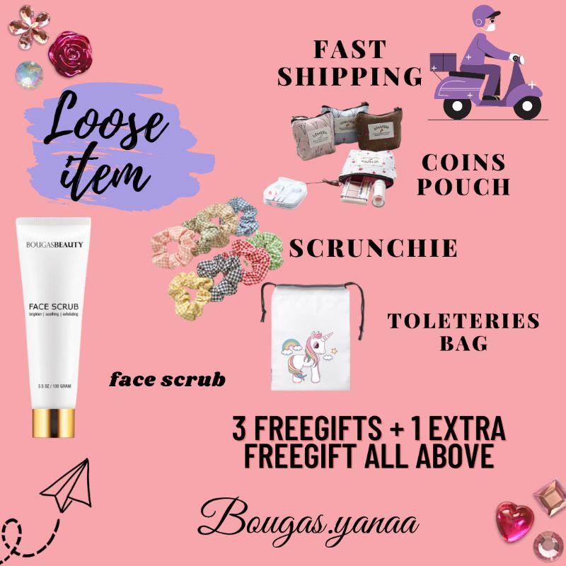 (100% original HQ ) BOUGAS BEAUTY FACE SCRUB WITH HOLOGRAM 🌟 | Shopee ...