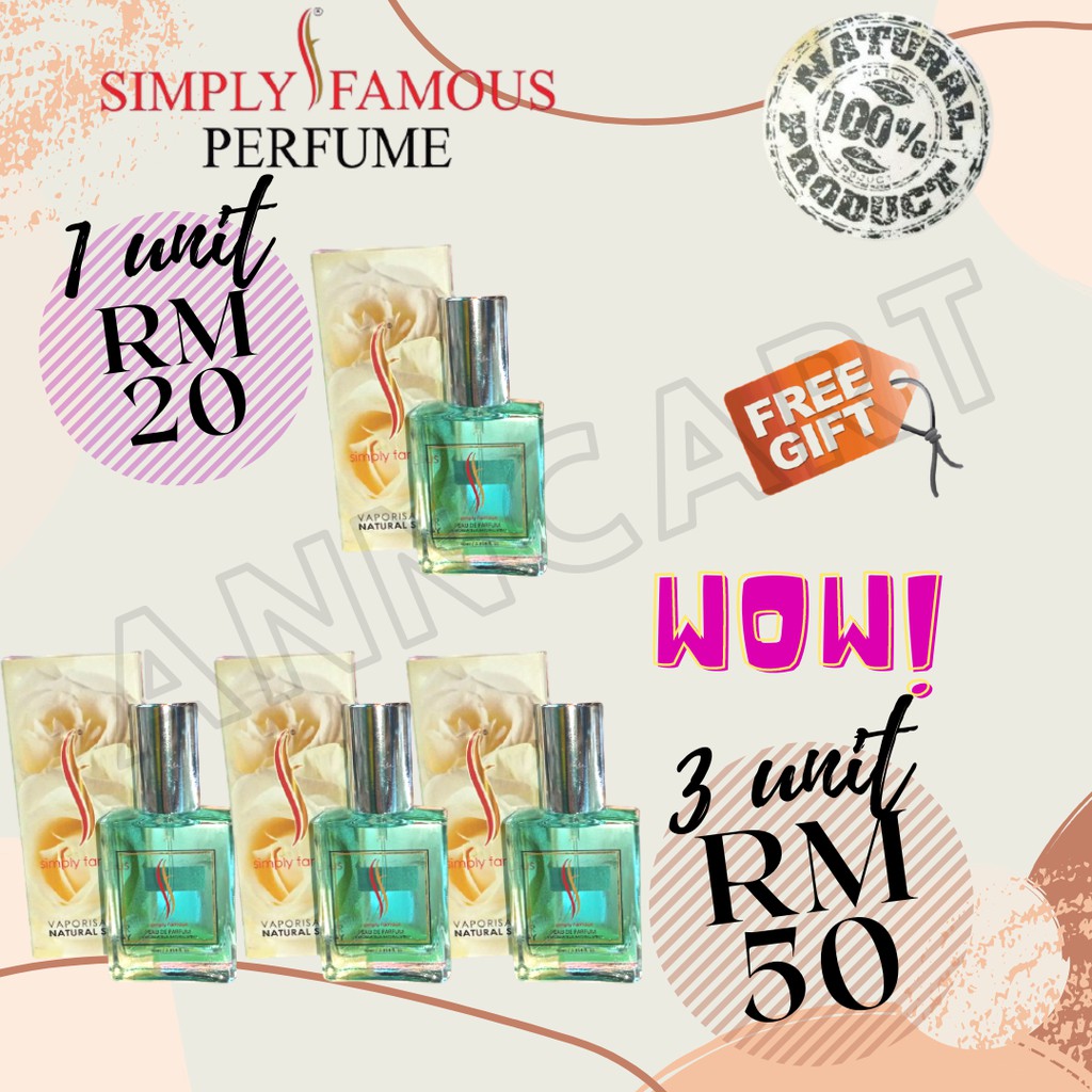 Simply Famous Perfume For Him | Shopee Malaysia