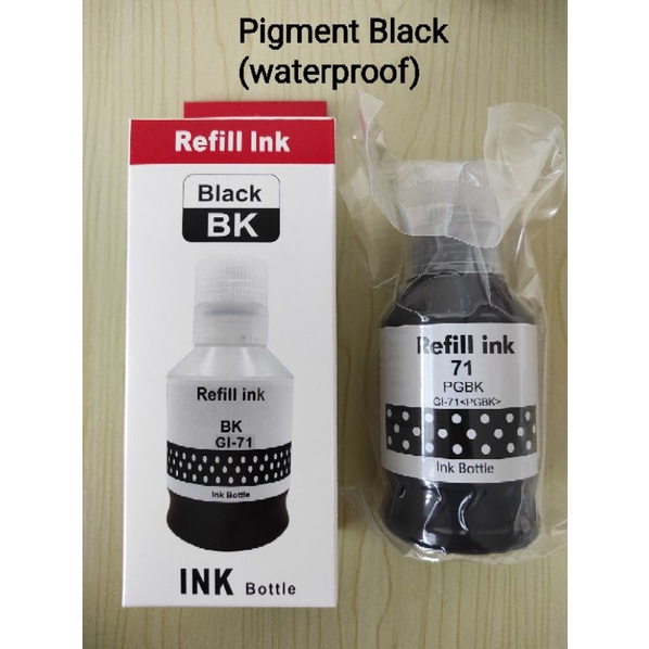 Compatible Canon Gi- 71 gi71 Pigment ink Bottles for Printer Pixma ...