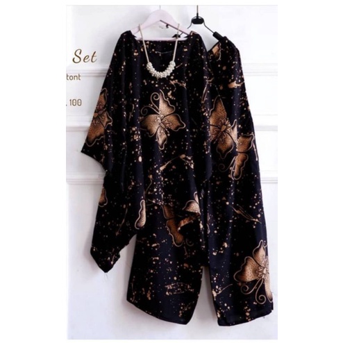 Set Baju 🔥 dada 50 inci ️ Set Delisha ️ Set Baju Velent / Set Rama-Rama ...