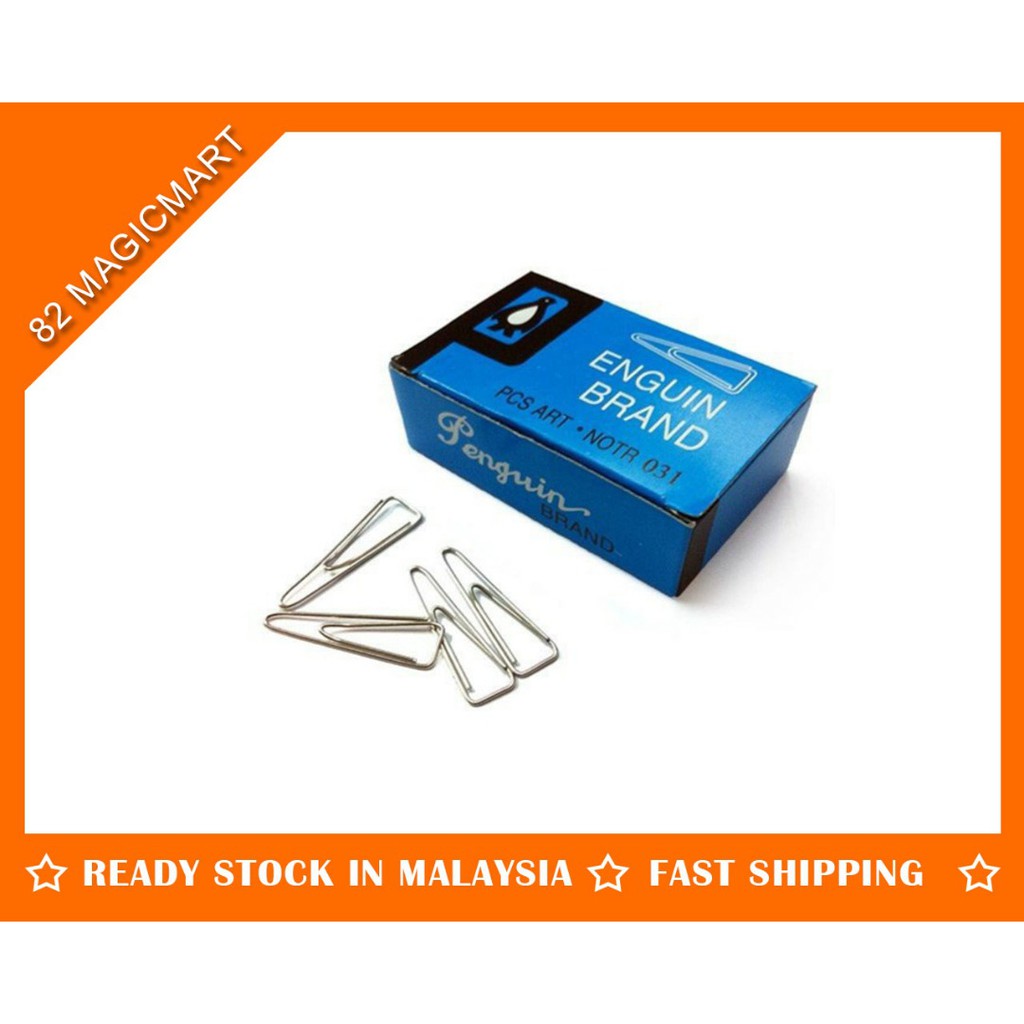 [READY STOCK] TRIANGLE PAPER CLIP/PENGEPIT KERTAS (SET OF 10 BOXES ...