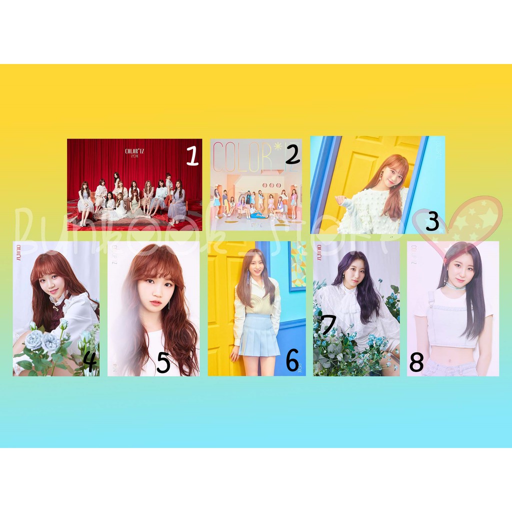 Izone COLOR IZ 'La Vie En Rose' UNOFFICIAL POSTER A3+ | Shopee Malaysia