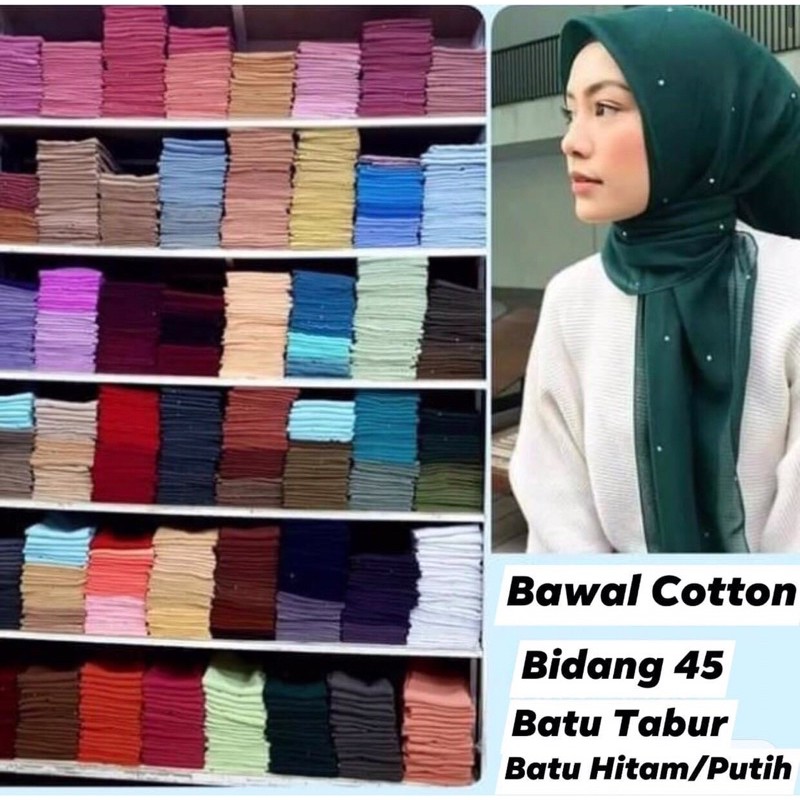 [WHOLESALE 10/20 PCS] BAWAL COTTON BATU TABUR-VOILE COTTON | B-45 ...