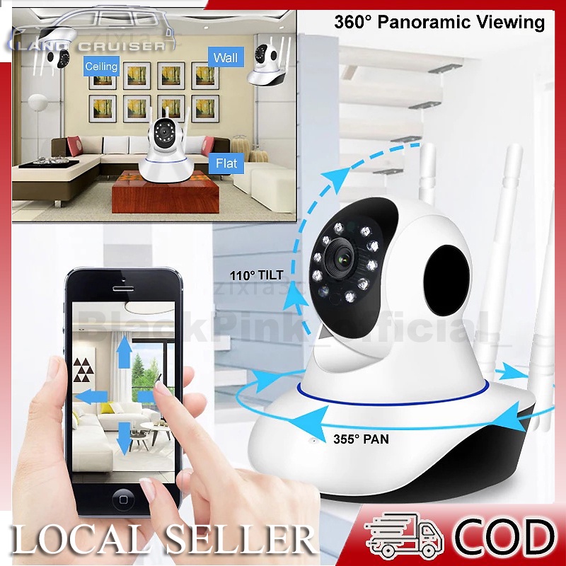360° Wifi CCTV Security Cameras/1080P Smart Home Security Cameras/WiFi ...