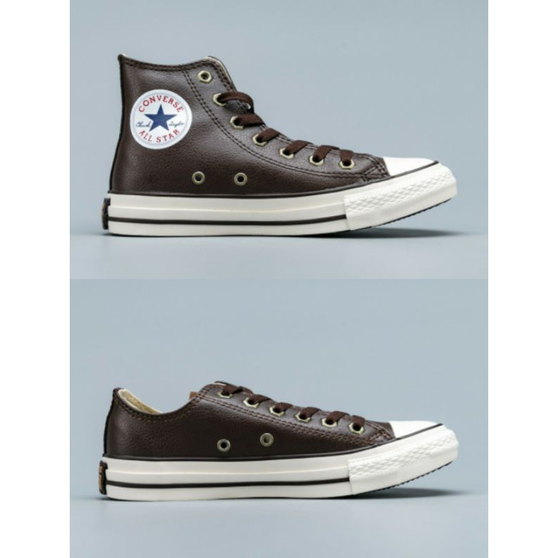 Converse Chuck Taylor All Star - LEATHER BROWN - men's shoes women's ...