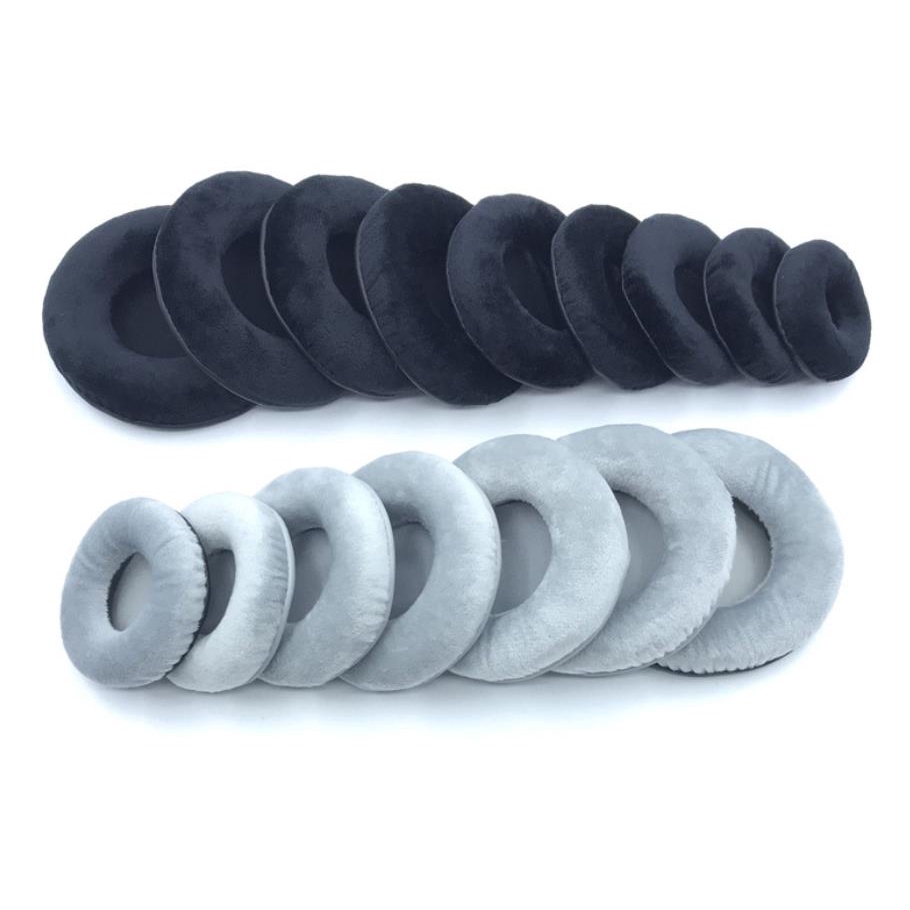 60-110MM Sponge Velvet Earpads Foam Ear Pads Cover Cushions For ...