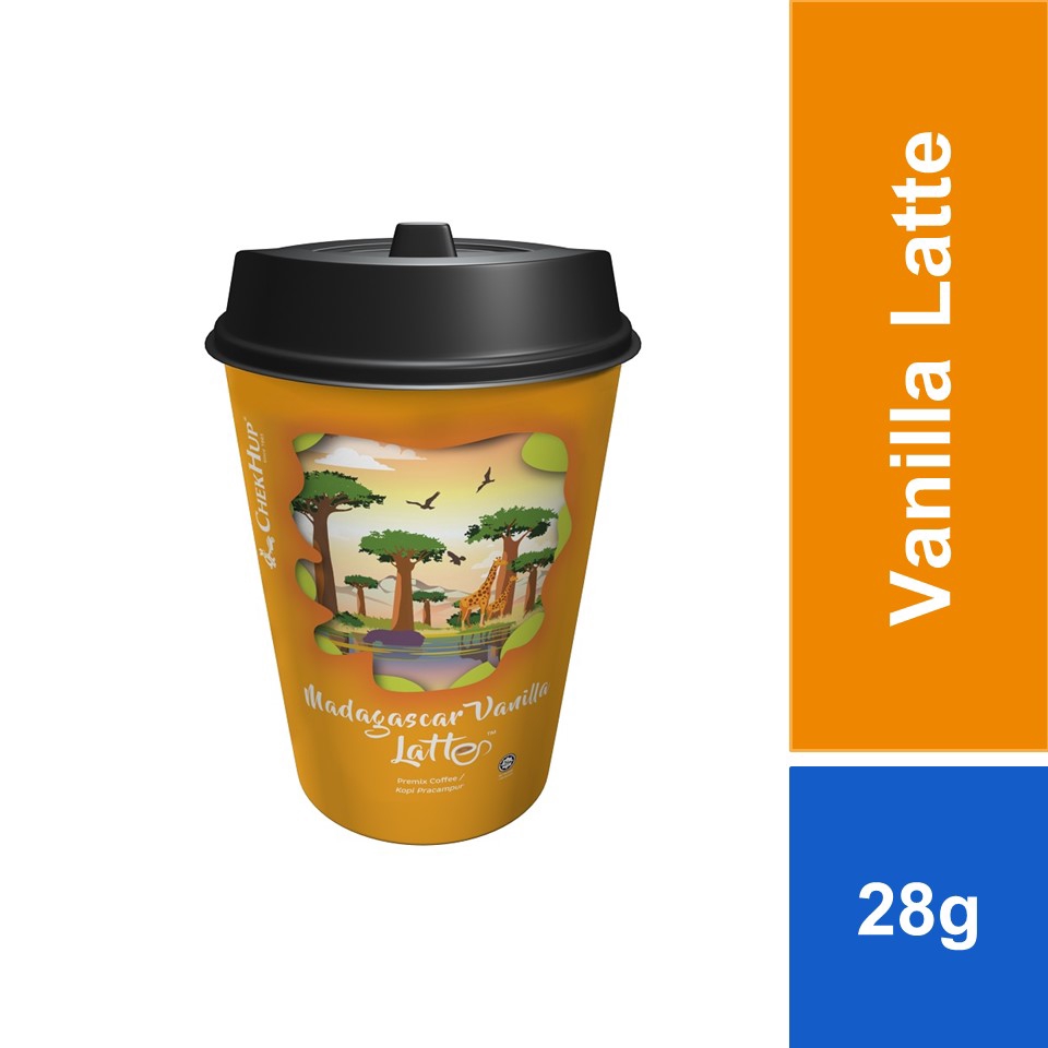 Chek Hup Madagascar Vanilla Latte Cup 28g | Shopee Malaysia