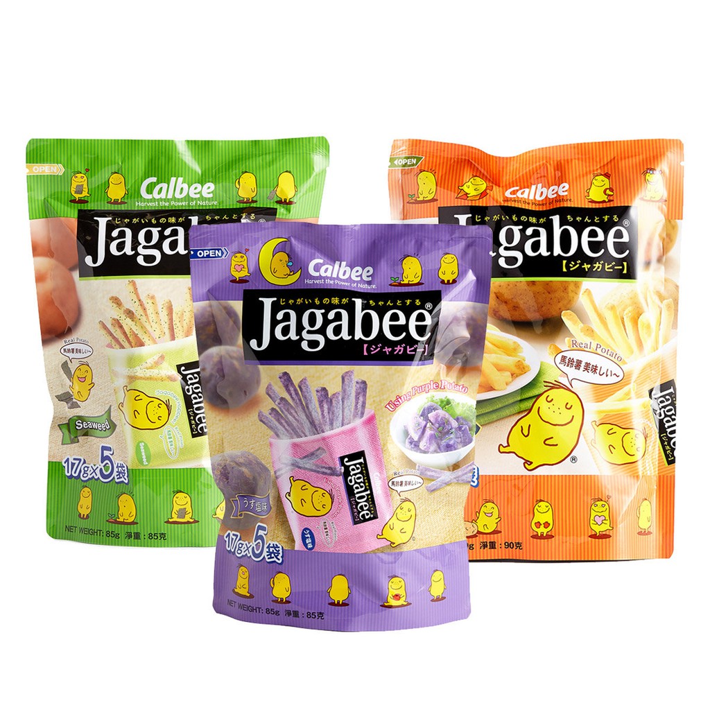 Calbee Jagabee Pouch Potato Sticks 85g - 90g | Shopee Malaysia