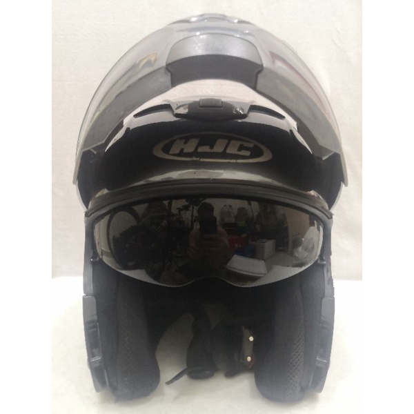 HJC SY-MAX III Modular Flip Up Helmet Full Face Size M Built In Black ...