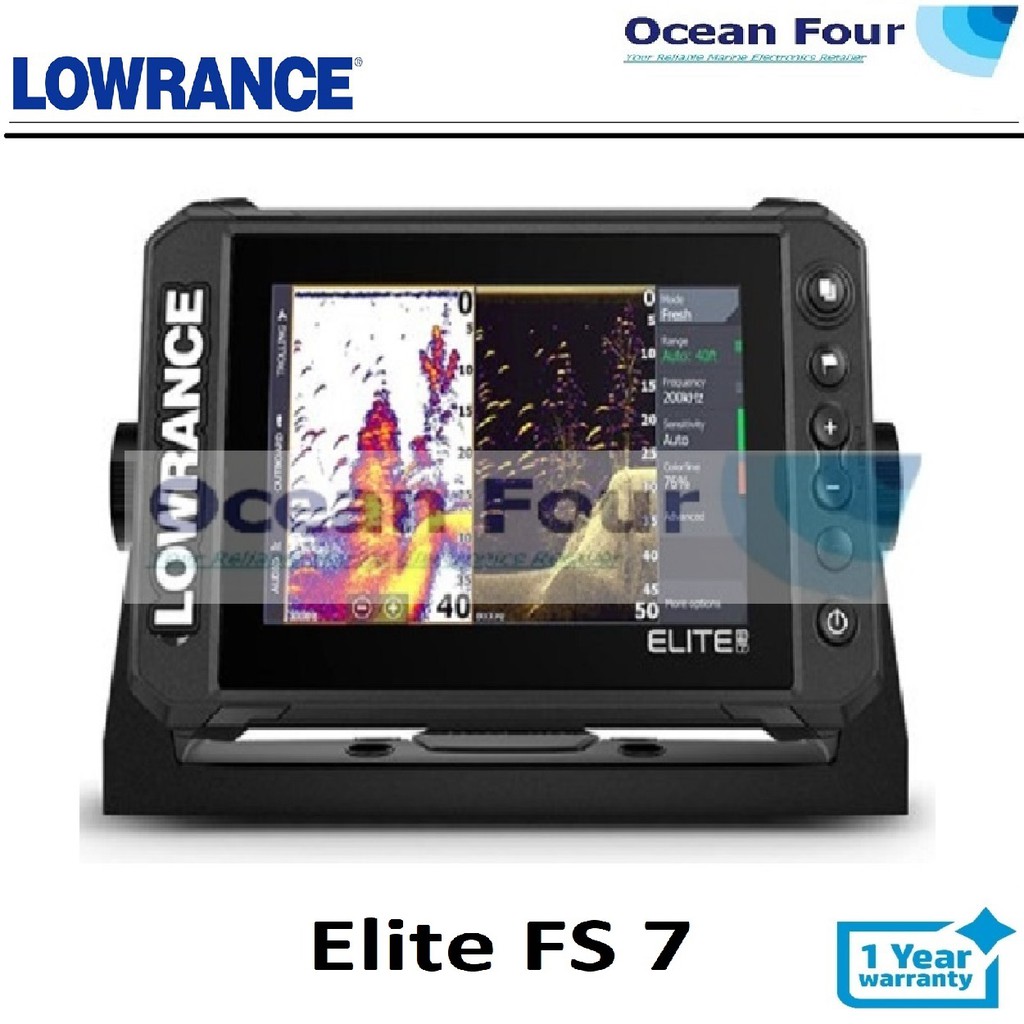 Lowrance Elite FS 7 (No Transducer/ Downscan/Active Imaging 3 in 1 ...