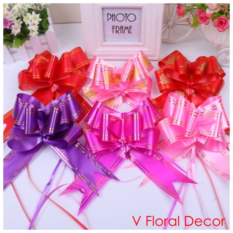 拉花装饰10pcs Pull Ribbon Butterfly/Ribbon Tie/Flower Bow Wrap/Reben Tarik ...