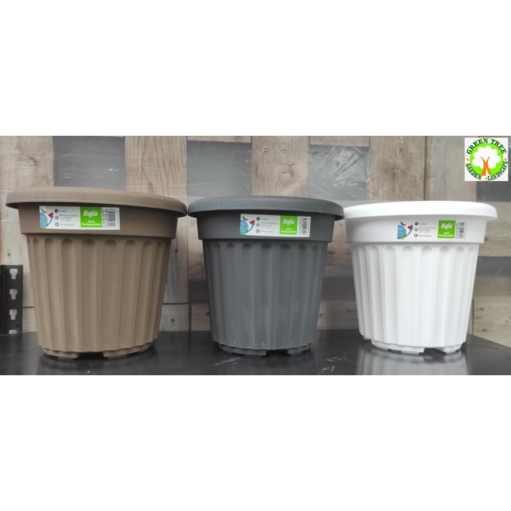 (26cm) Baba BI-RD-260 Biodegradable Flower Pot | Shopee Malaysia