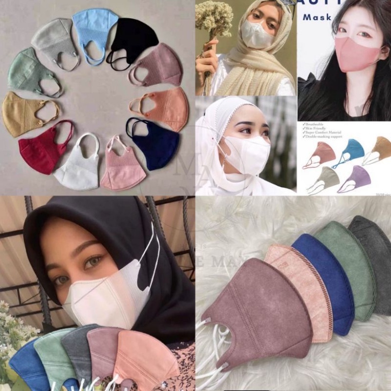 🔥Ready Stock‼️Duckbill Hijab Mask Alkindo Duckbill Headloop 4ply Mask ...