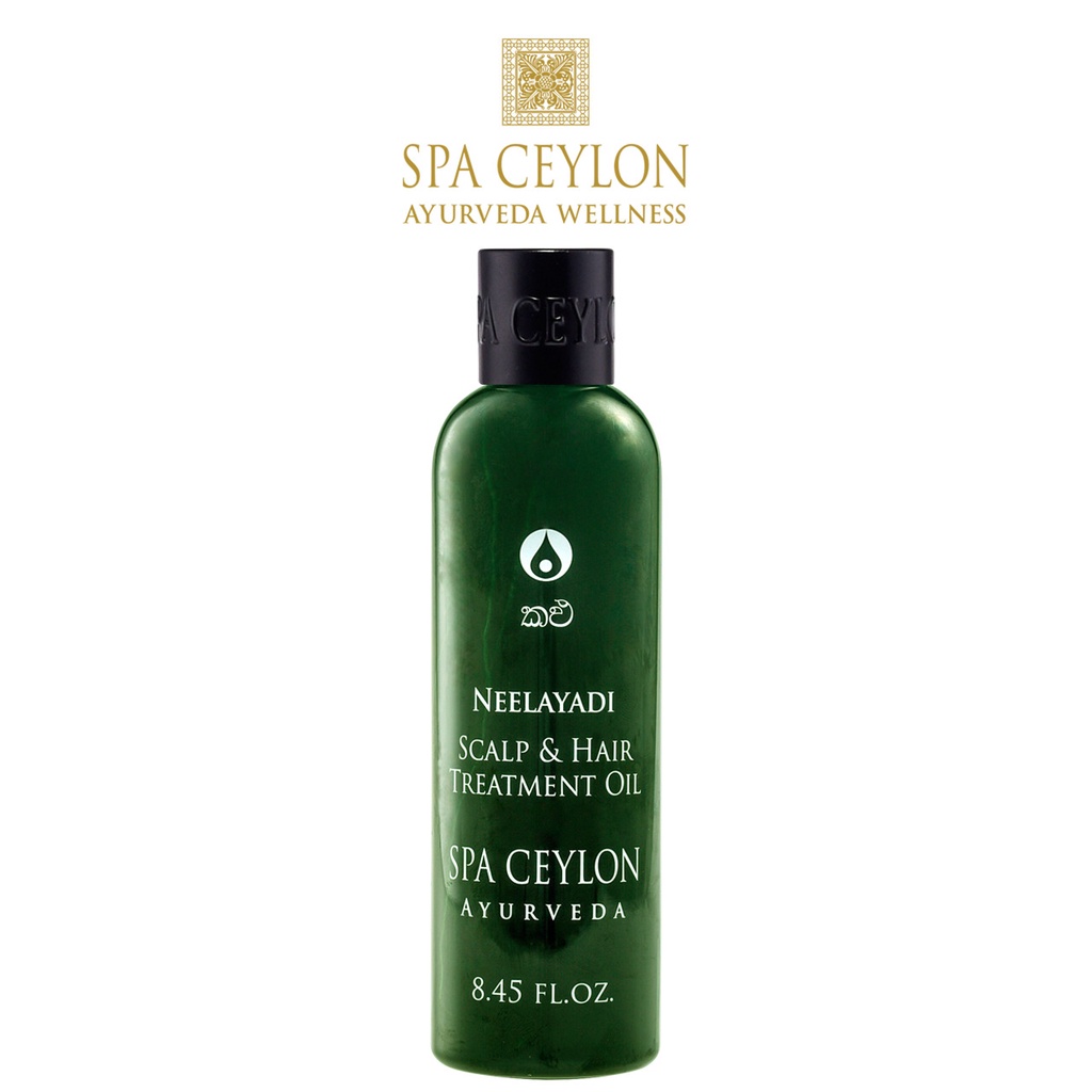Spa Ceylon Ayurveda Neelayadi Scalp & Hair Treatment Oil (250ml ...