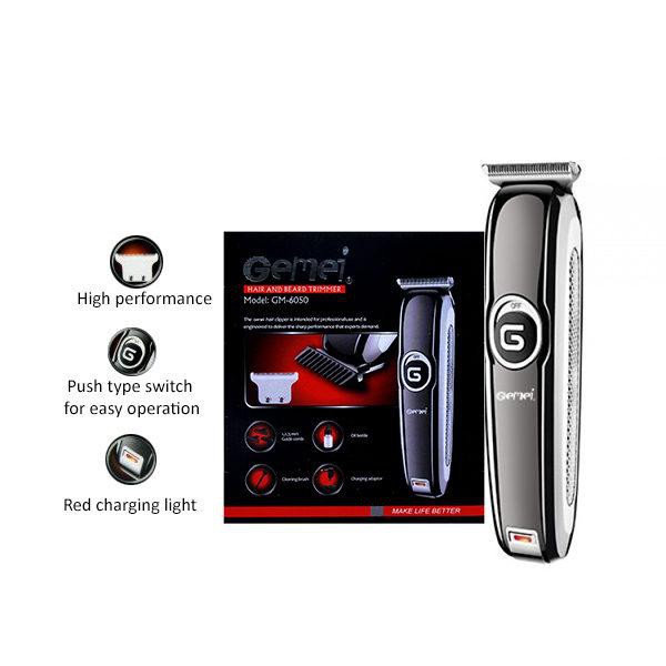 Original Geemy GM-6050 Professional Rechargeable Hair&Beard Trimmer ...
