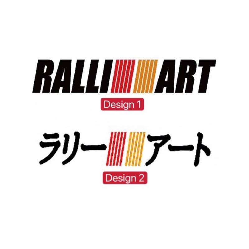 (Ready Stock ) S492# RALLIART JAPAN Car Vinyl Decal Sticker | Shopee ...