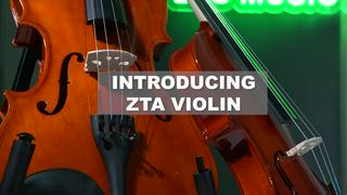 ZTA Violin V1 Beginner Bundle Package with Case String Bow Rosin Mute ...