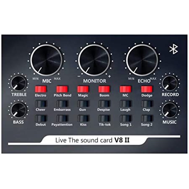 Singing Live Sound Card V8II Set Stand New | Shopee Malaysia