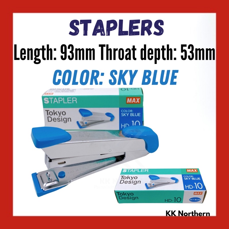 Original MAX Stapler HD-10 / No. 10 Tokyo Design HD 10 / Pengokot Max ...