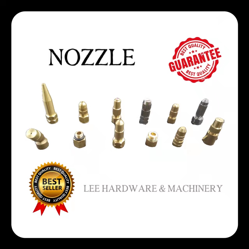 Nozzle Brass Pam racun knapsack sprayer ( HIGH PRESSURE NOZZLE ...