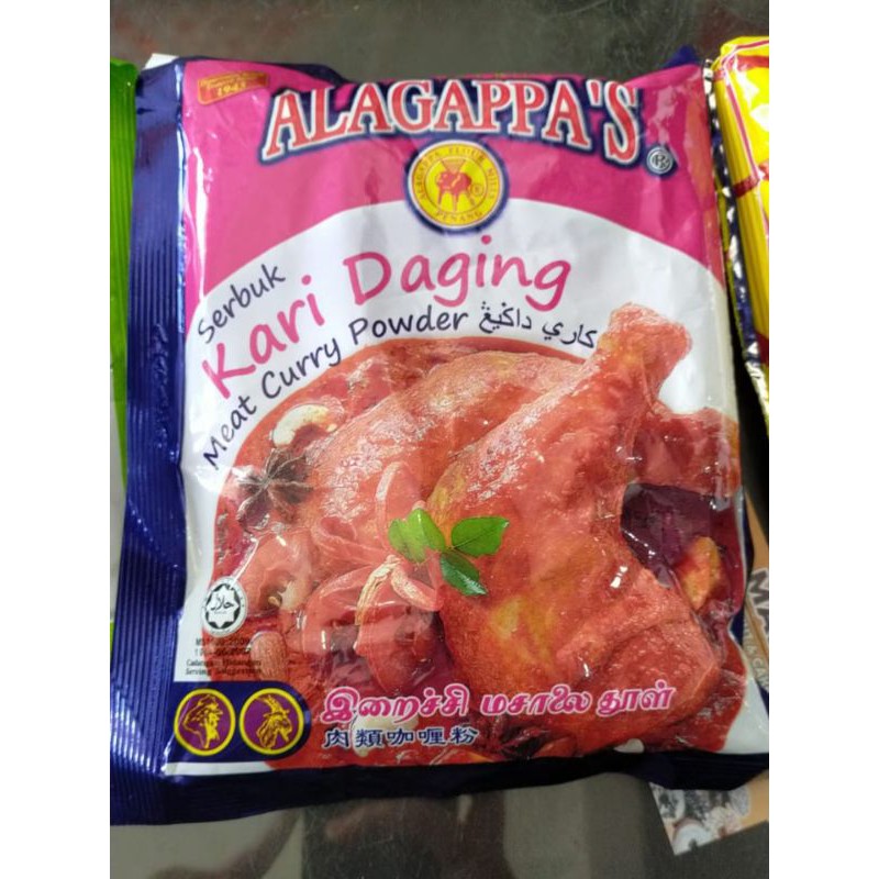 Original Meat Curry Seasoning / Premium Alagappa's Curry Seasoning ...