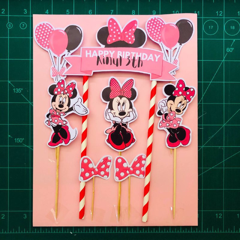 Birthday Cake Topper Cartoon | Shopee Malaysia