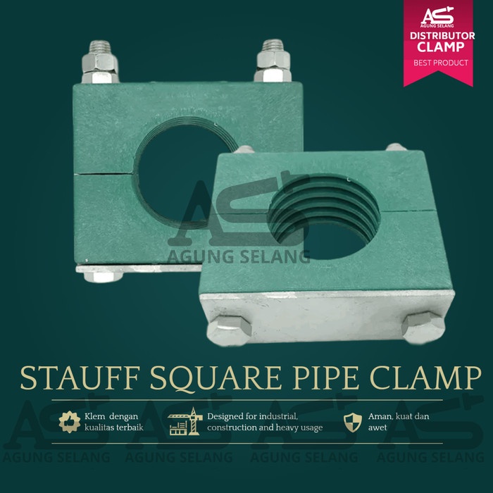 Single Pipe Clamp 8 mm Model Stauff/EO 1 Tube Clamp Diameter 8mm ...
