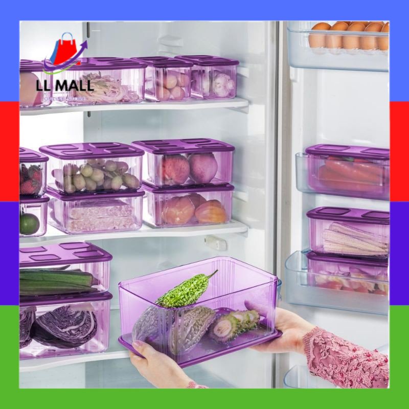 Tupperware Fresh n' Clear Set ( Purple ) | Shopee Malaysia