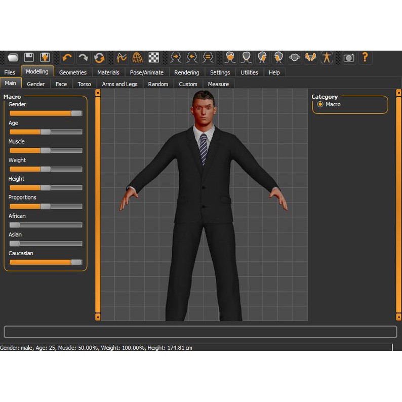 MakeHuman software for creating 3D photo realistic humans and humanoid ...
