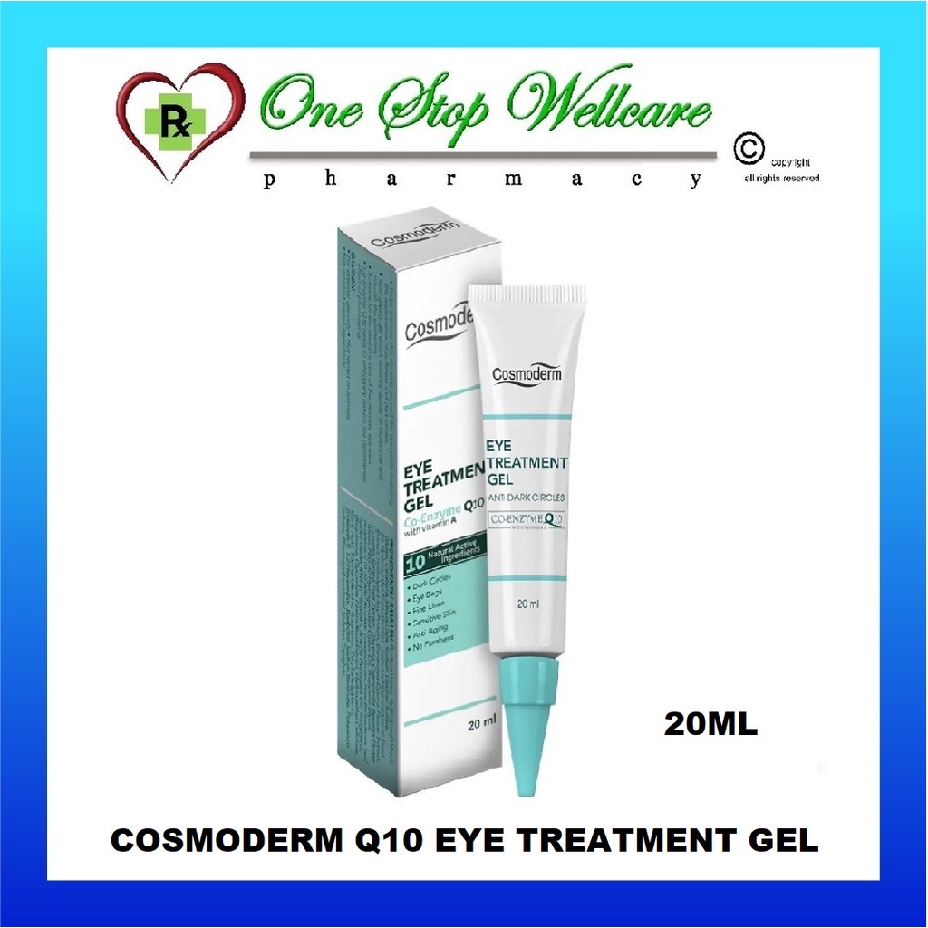 COSMODERM Q10 EYE TREATMENT GEL 20ML (EXP:02/2028) | Shopee Malaysia