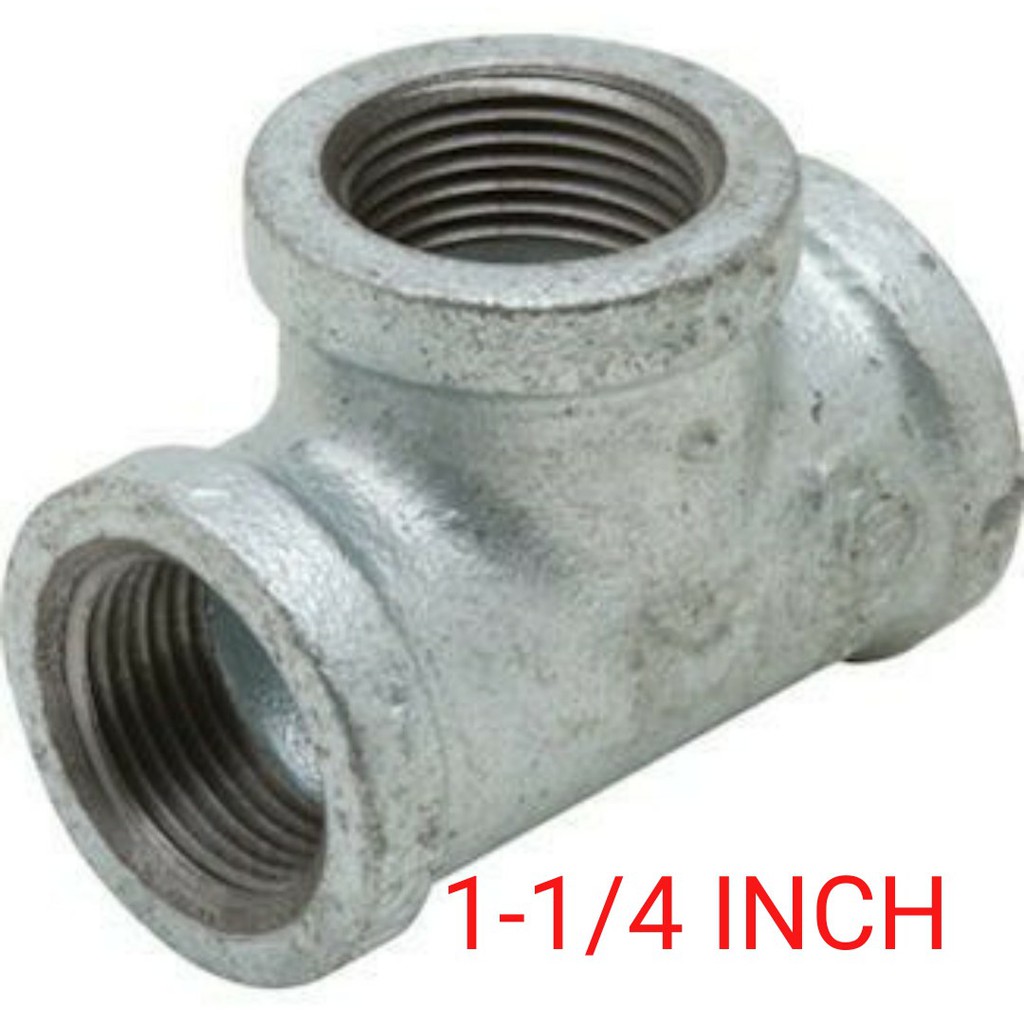 Galvanised Iron GI Equal Tee 32MM , 40MM , 50MM | Shopee Malaysia
