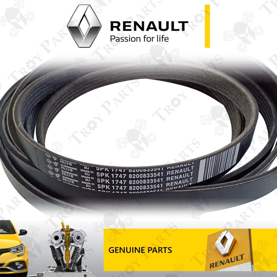 Renault Fan Belt 8200833541 for Renault Kangoo 1.4 - 5PK1747 ( 5PK1745 ...