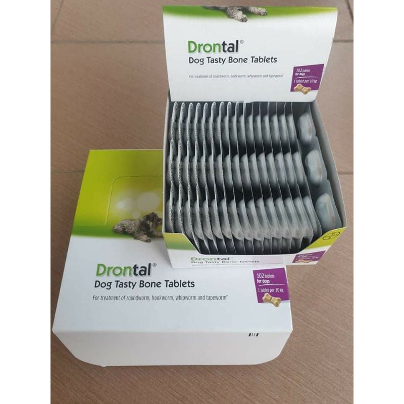 #ORIGINAL STOCK Exp:2028 Feb / Big Box 102 Tablets Elanco Drontal Dog ...