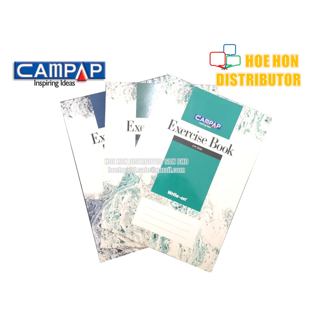Campap Write-on Exercise Note Book Buku Nota A4 70gsm 80 Pages CW 2506 ...