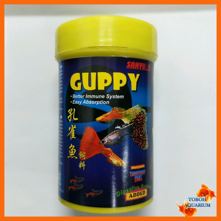 Sanyu Guppy Food Micro Floating Pellet 50g | Shopee Malaysia