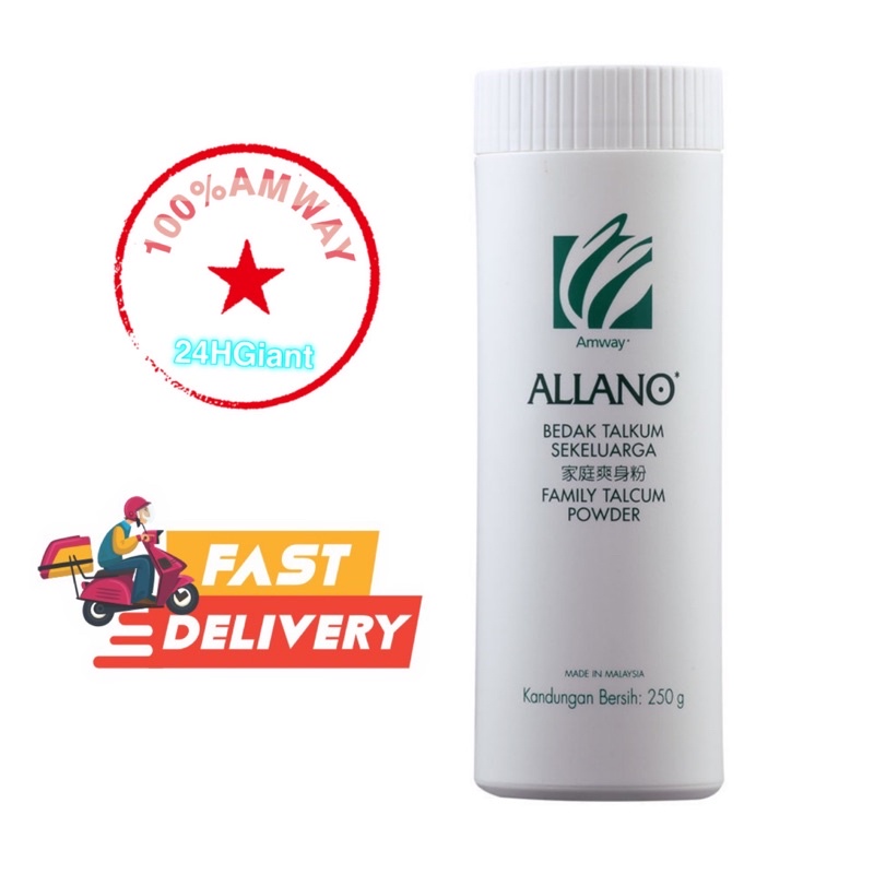 AMWAY ALLANO Family Talcum Powder - 250g | Shopee Malaysia