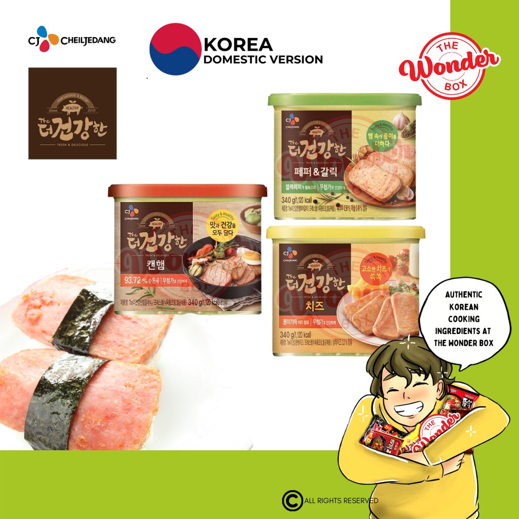 MADE IN KOREA | Korean Luncheon Meat CJ Cheiljedang The Healthy Canned ...