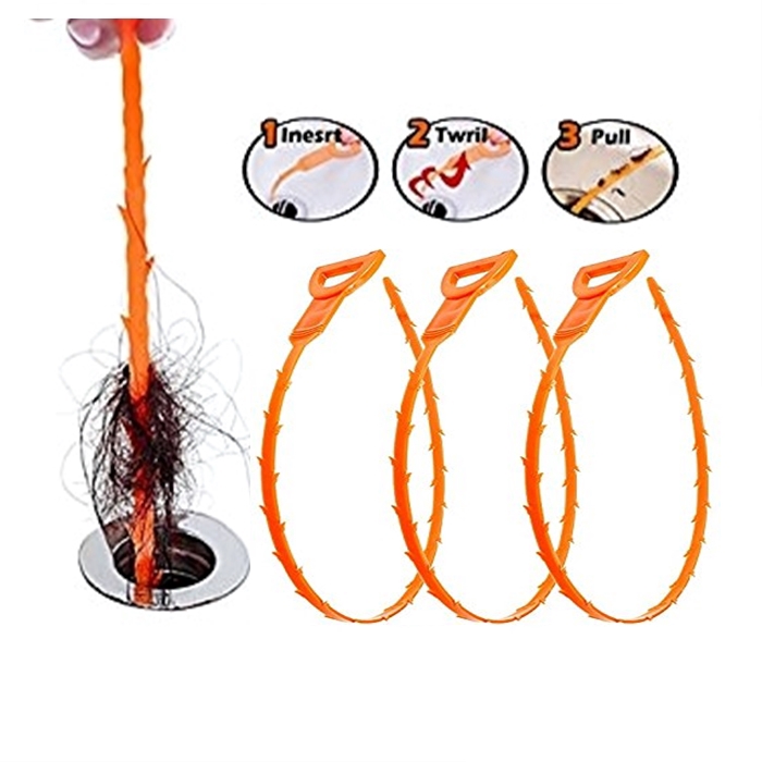 Drain Snake Hair Drain Clog Remover Cleaning Tool | Sink Drain Cleaner ...